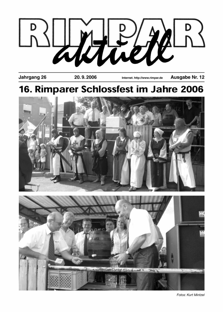 Historie – Rimpar Aktuell – Schlossfest Rimpar