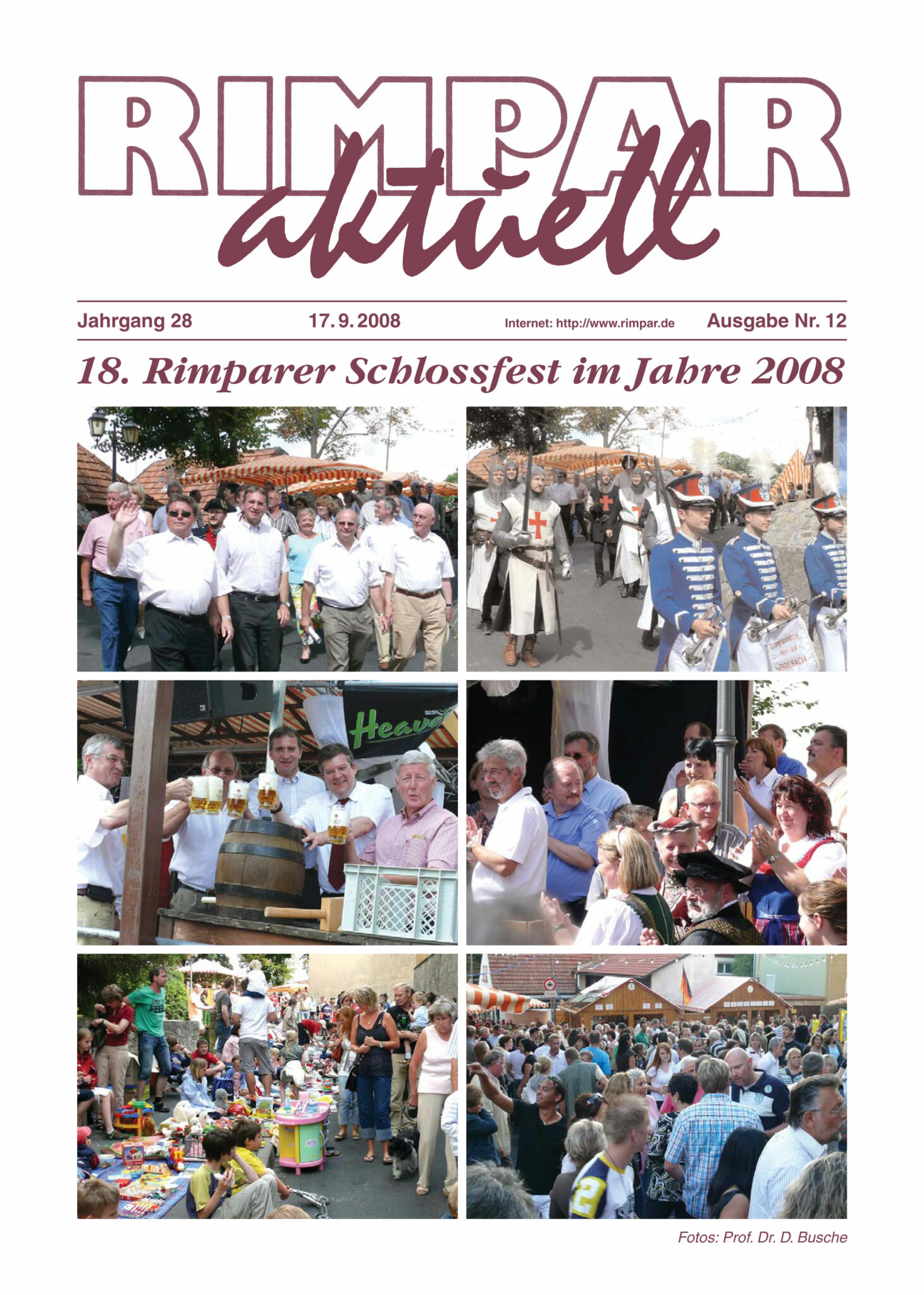 Historie – Rimpar Aktuell – Schlossfest Rimpar